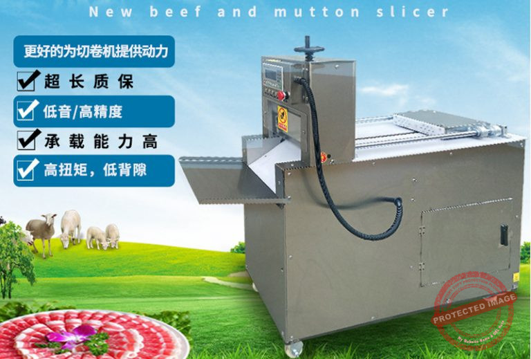 Automatic Meat Roll Cutting Machine | Meat Cutting Machine, Sausage ...