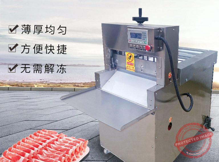 Automatic Meat Roll Cutting Machine | Meat Cutting Machine, Sausage ...